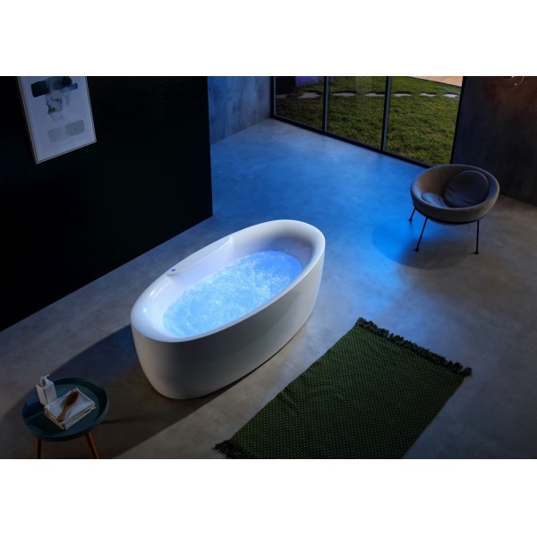 Quality Bathtub With LED Bottom Light For Bubble Baths Hidden LED Bubble for sale