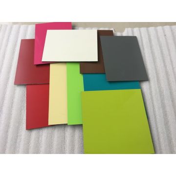 Quality Red Aluminum Composite Cladding Material 1550 X 5500 X 5mm With 0.50mm Alu for sale