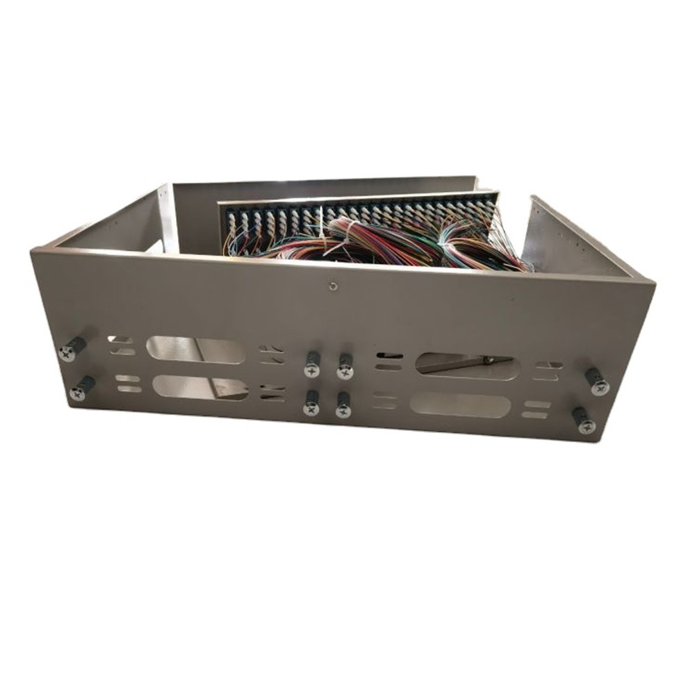 Quality 3U Fiber Optic Patch Panel Rack Mount 288Core LC Quad Swing Out Style for sale