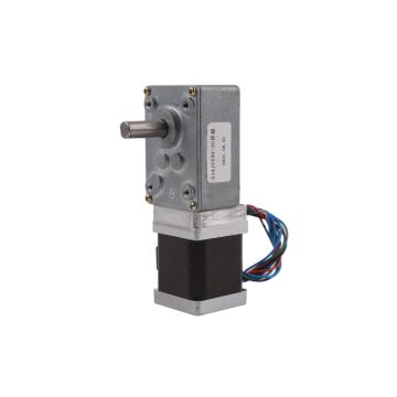 Quality NEMA 14 35mm Hybrid Stepper Motor With Worm Gearbox Custom D Axis for sale