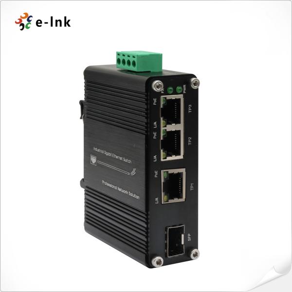 Quality Solar-Powered Industrial PoE Switch with Wide Temp and Voltage Booster DIN Rail for sale