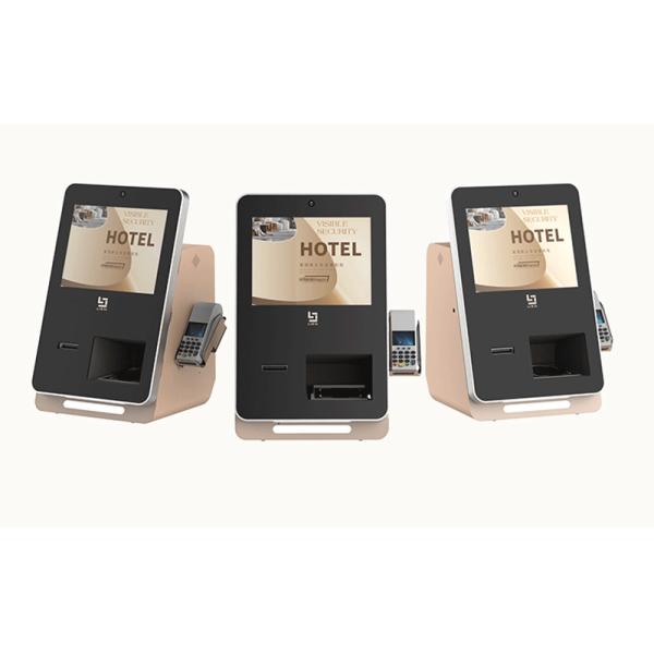 Quality 21.5 inch Touch Display Self Check in Hotel Kiosk With Key Dispenser And for sale