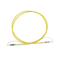 Quality Yellow LSZH DIN To DIN Fiber Optic Patch Cords Single Mode Simplex Patch Cord for sale