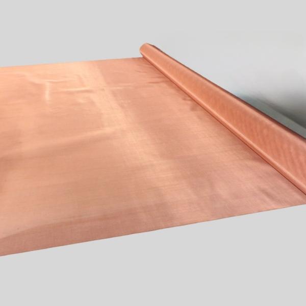 Quality 200 Mesh Wire Woven Copper Infused Fabric for sale