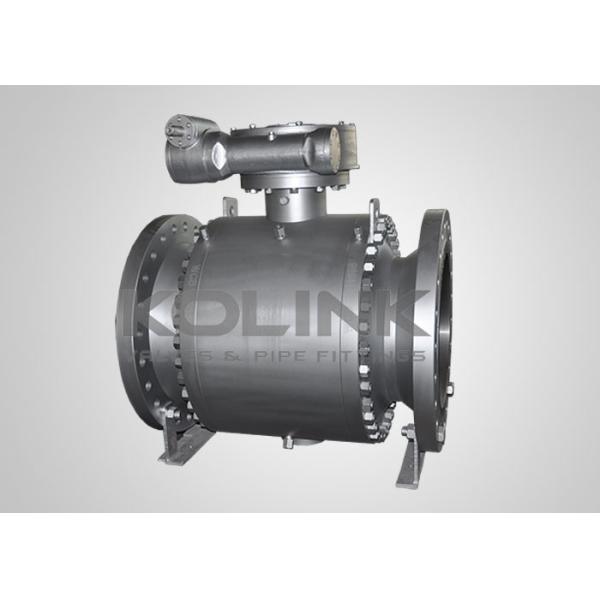 Quality Reduced Port Trunnion Ball Valve API 607 Fire Safe DN50-DN1200 for sale