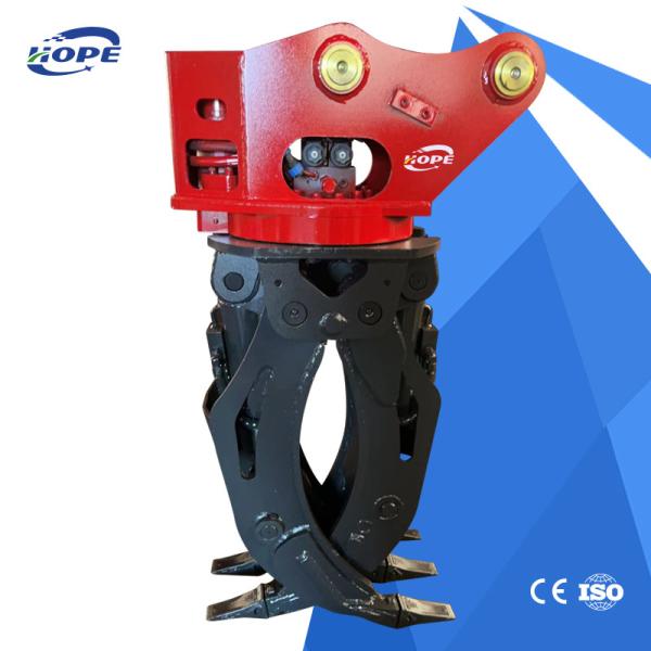 Quality Q355 Steel Komatsu Doosan Excavator Grabber Attachment 19-24ton for sale