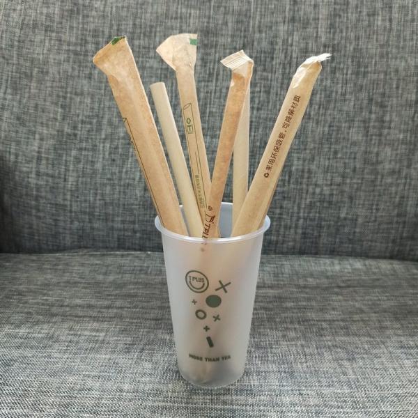 Quality Eco Friendly Pla Biodegradable Paper Drinking Straws for sale