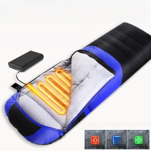 Quality Customize Waterproof Heated Sleeping Bag Multi 5V 2A USB Power SHEERFOND Outdoor for sale