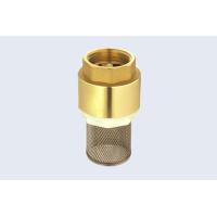 Quality Brass Spring Check Valve With Filter Brass Fittings PN16 / 232Psi for sale