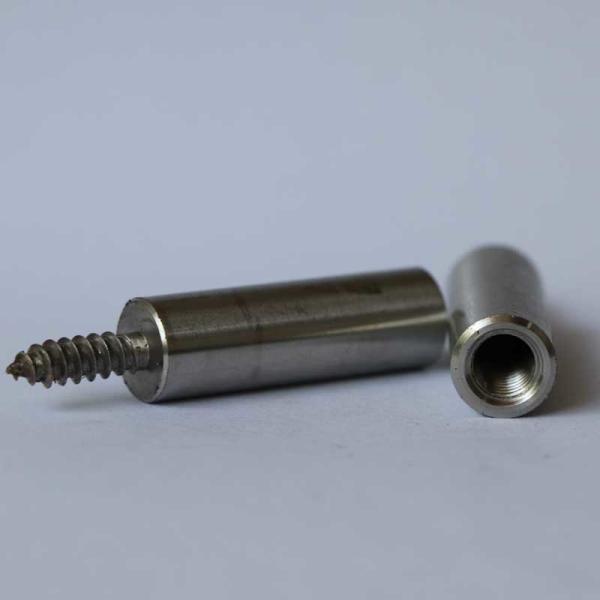 Quality Stainless steel double head bolts with self tapping and machine inner thread for sale