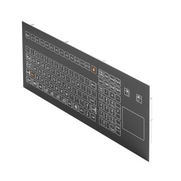 Quality 108 Keys Scratch Proof IP67 Membrane Switches Keyboard for sale