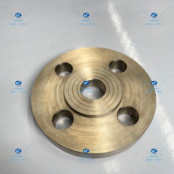 Quality ASTM B348 Gr2 DN15 Slip On Titanium Flanges Threaded Socket Welding Flange for sale