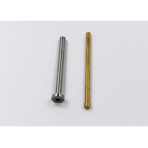 Quality Steel Screw Precision HSS Punches Pins , OEM ODM Plum Custom Hole Punch HRC62-68 for sale