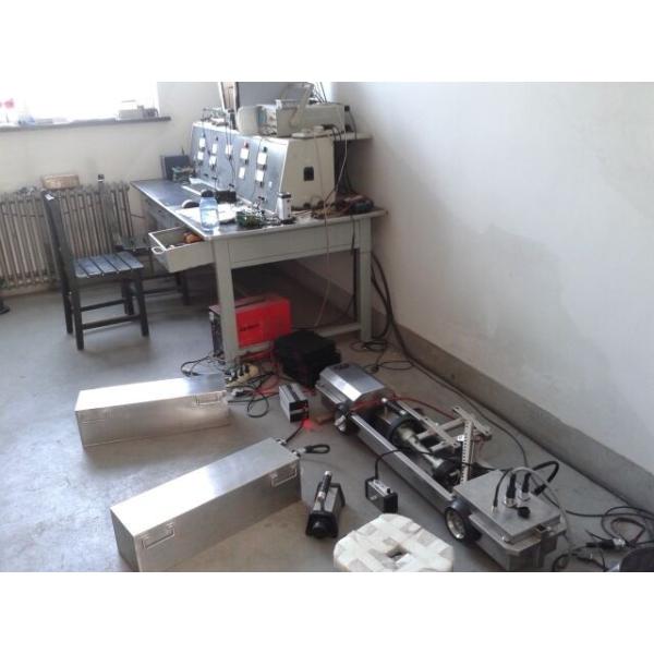 Quality PLC Control X-ray Pipeline Crawler 250Kv 17Ah HXPC-100B Length 2000mm for sale