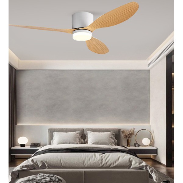 Quality Remote Control 3 Fan Ceiling Fan White Hunter 52 Ceiling Fan for sale