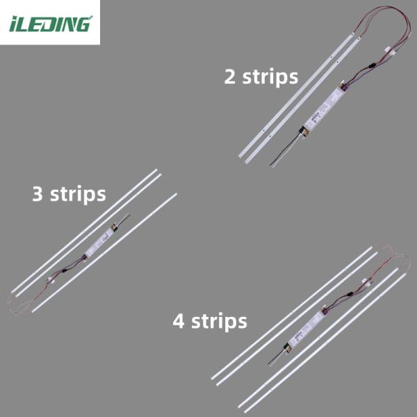 Quality Office Replace Tube 2FT Led Magnetic Light Troffer Linear retrofit Kit 20W for sale