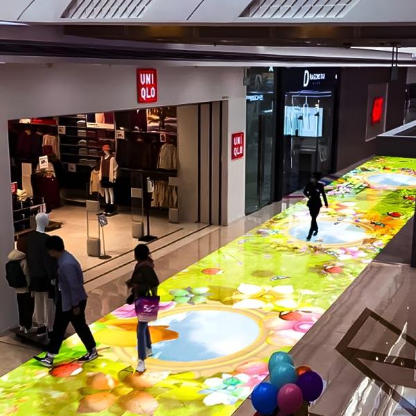 Quality Restaurant Interactive Games Projector Holographic Floor Projection for sale