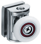 Quality Silent 23-26mm Metal Sliding Door Rollers Shower Screen Runner 20kg Capacity for sale