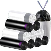 Quality Household Plastic Drawstring Rubbish Bin with Handle Durable and Convenient for sale