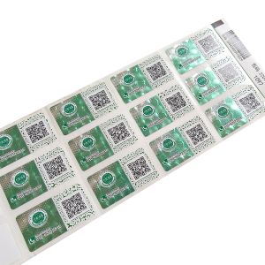 Quality Customizable logo Size Holographic Electronics Anti-Anti-ounterfeiting Label for sale