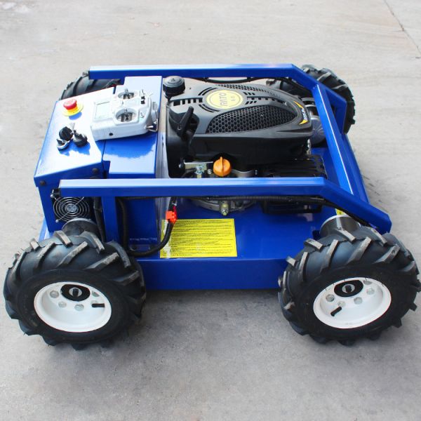 Quality Hot Top Small Crawler Remote Control Mower Farm Grass Blade Automatic Lawn Mower for sale