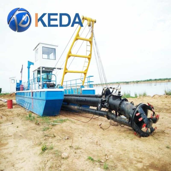 Quality Diesel Engine Draft 1.3m Sand Dredger River Sand Mining machine for sale