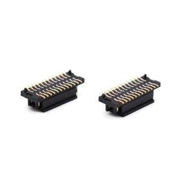 Quality Thin Spacing 0.8mm Pitch PCB BTB Connector Double Row Pin Header SMT Type for sale