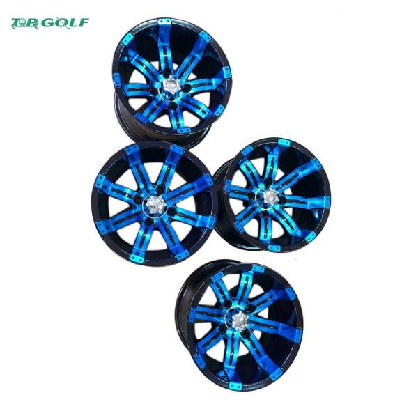 Quality Blue Colour Golf Cart EZ-GO 12 Inch Wheel Rim for sale
