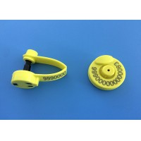 Quality One-Piece Electronic Sheep Ear Tags For Tracking /134.2khz Frequency Custom for sale