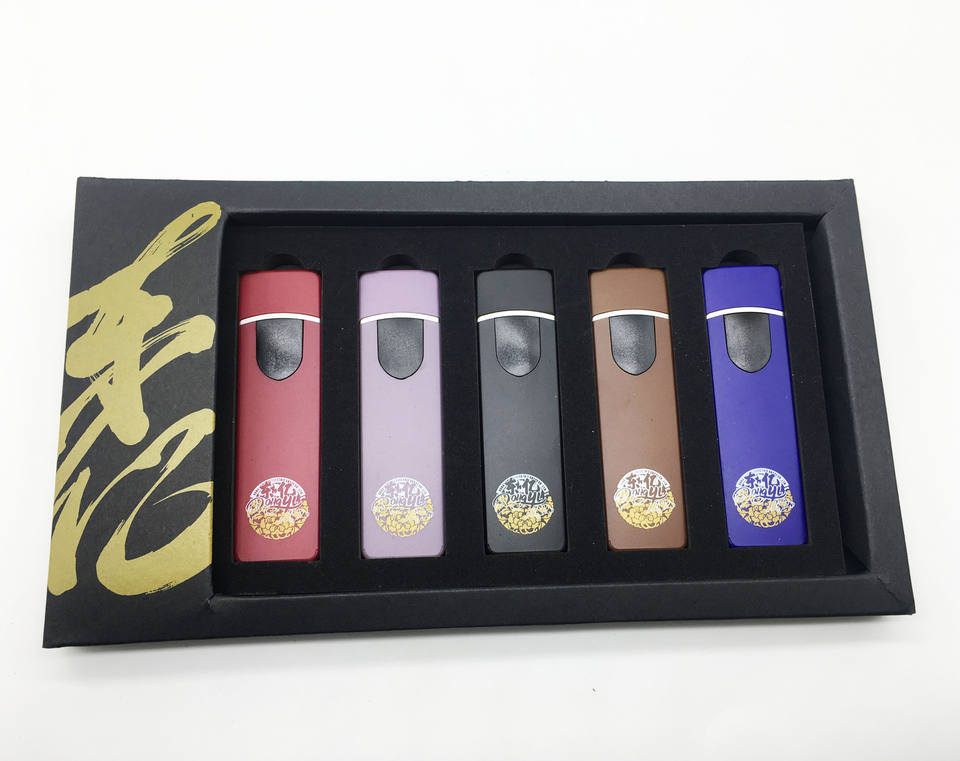 Hot Sale Best Design Fashion Cigarette Lighter for USB Plastic Windproof Electronic Fingerprint Cigarette Smoking Lighter with Competive Price