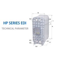 Quality WWTP Reverse Osmosis 4T EDI Water Treatment System for sale
