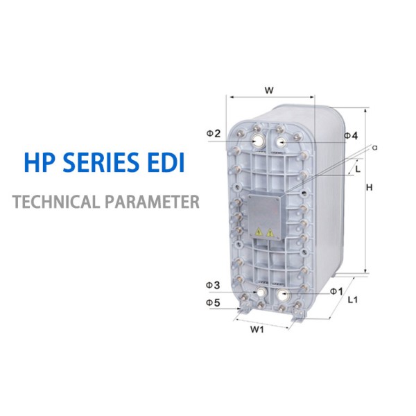 Quality WWTP Reverse Osmosis 4T EDI Water Treatment System for sale