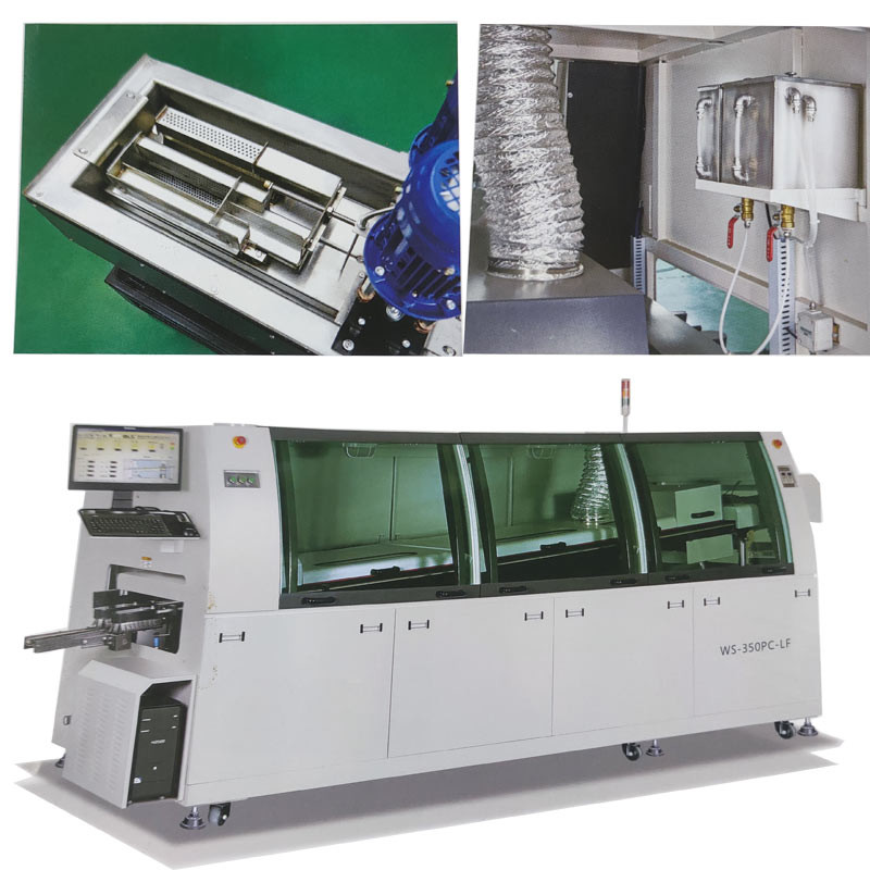 Quality SMT PCB wave solder machine pcb assembly production machine wave soldering for sale