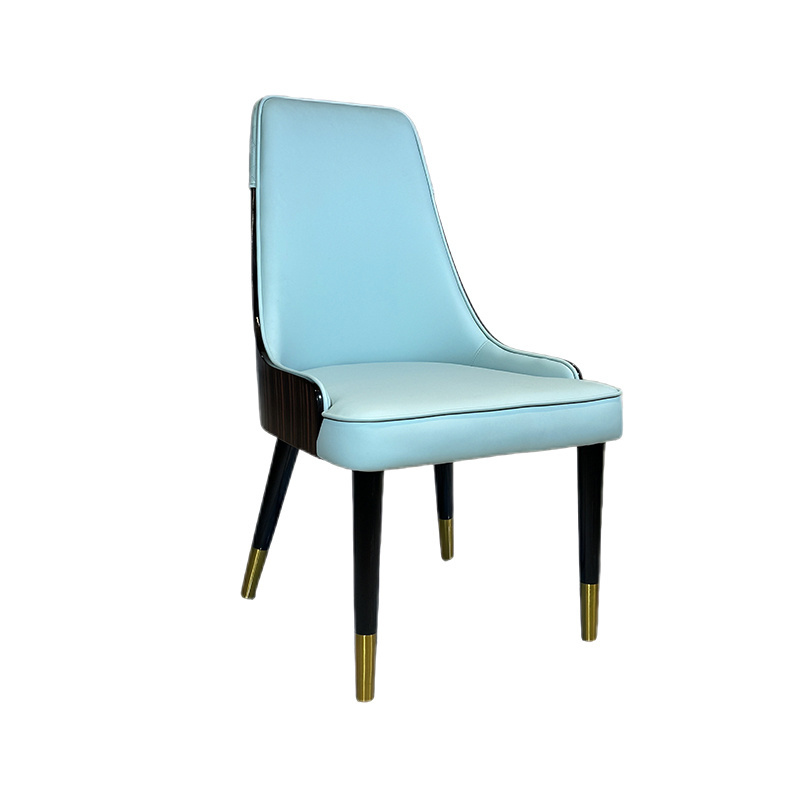 Modern Leather with Armrest Dining Chair Home Dine Room Hotel Furniture Wholesale