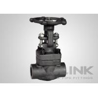 Quality Forged Steel Gate Valve NPT Threaded Solid Wedge Class 800-1500 for sale