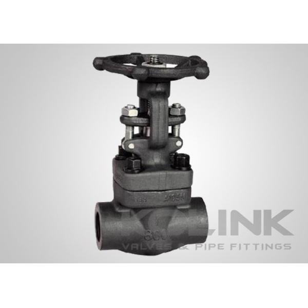 Quality Forged Steel Gate Valve NPT Threaded Solid Wedge Class 800-1500 for sale