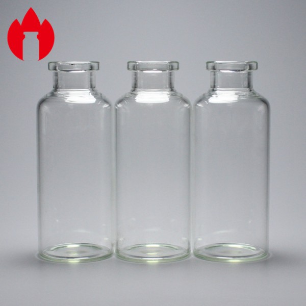 Quality Medicinal Lucid 30ml Crimp Top Multi Use Borosilicate Tubular Glass Vial for sale