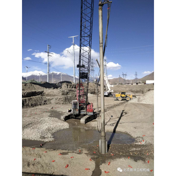 Quality Complete Bottom Feed Vibroflot System Including Stone Feeding Hopper and Hydraulic Carrier for sale
