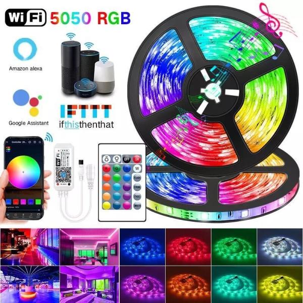 Quality 85-265V 2600lm/10m 5100lm/20m 10000lm Smart Wifi Remote Control Flexible Rgb Led for sale