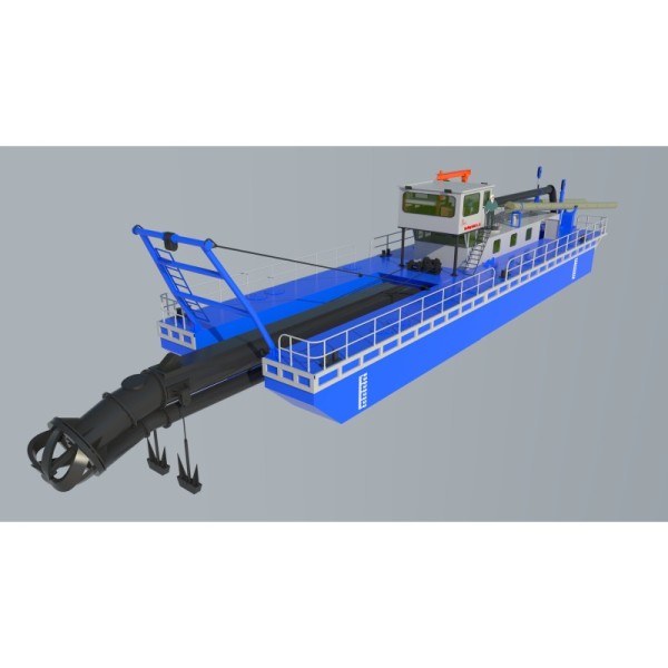 Quality 16 Inch 5000m3/h Floating Gold Dredge 20m Digging Machine for sale