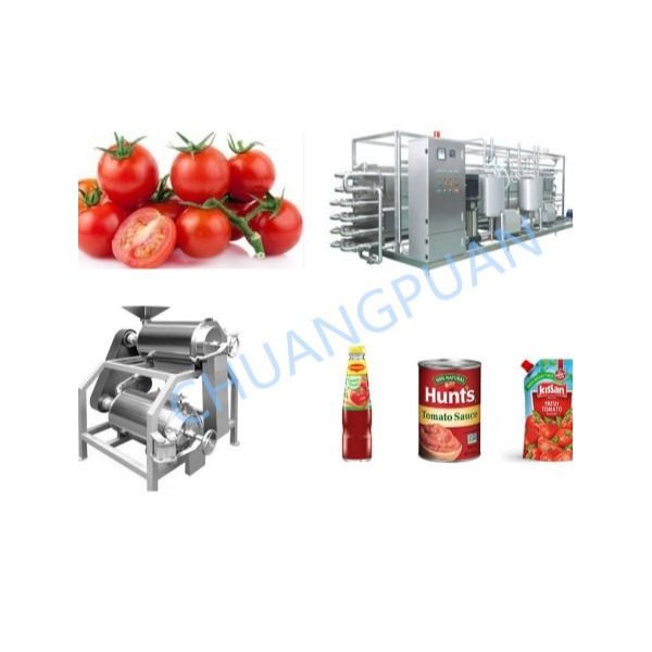 Quality Industrial Tomato Sauce Making Machine With Automatic Capping System for sale
