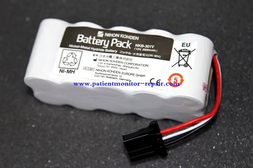 NIHON KOHDEN defibrillator battery NKB-301V(12v 2800mAh)