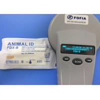 Quality CE 134.2khz Microchip Dog Scanner , RFID Smart Reader With LCD Display for sale