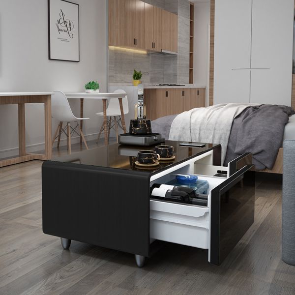 Quality Energy Efficiency Rating Grade 2 Smart Side Table Refrigerator with Wireless for sale