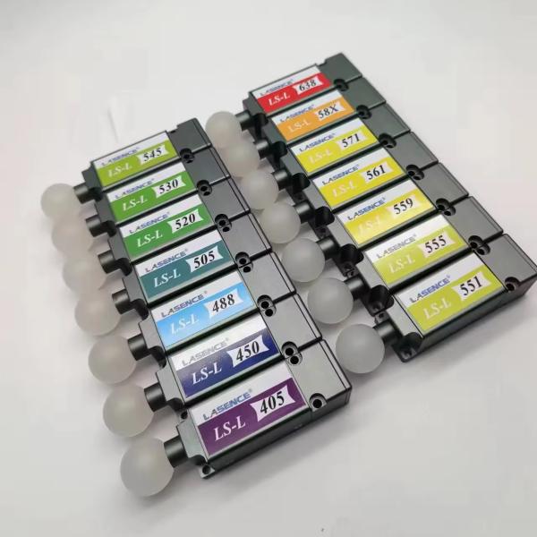 Quality 488nm 20mW 50mW 80mW Blue Laser Diode Module for Life Science 0.5m Fiber Length for sale