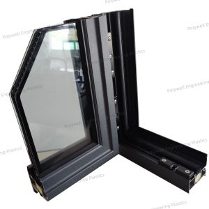 Quality Sand Proof Wind Resistant Broken Bridge Aluminum System Window Frame for sale
