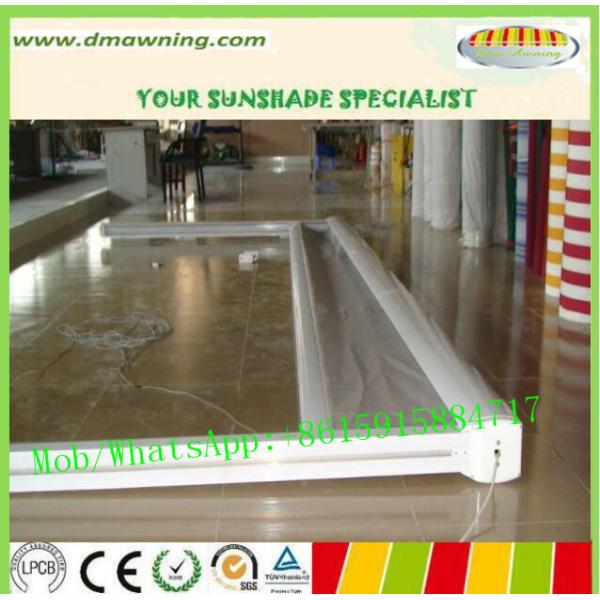 Quality PVC Motorized Louvered Pergola Roof Sunshade Aluminum Patio Covers for sale