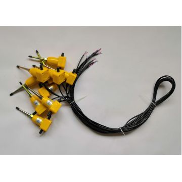 Quality 4.5Hz Vertical Seismic Geophone 1m Leader Cable Without Connector for sale