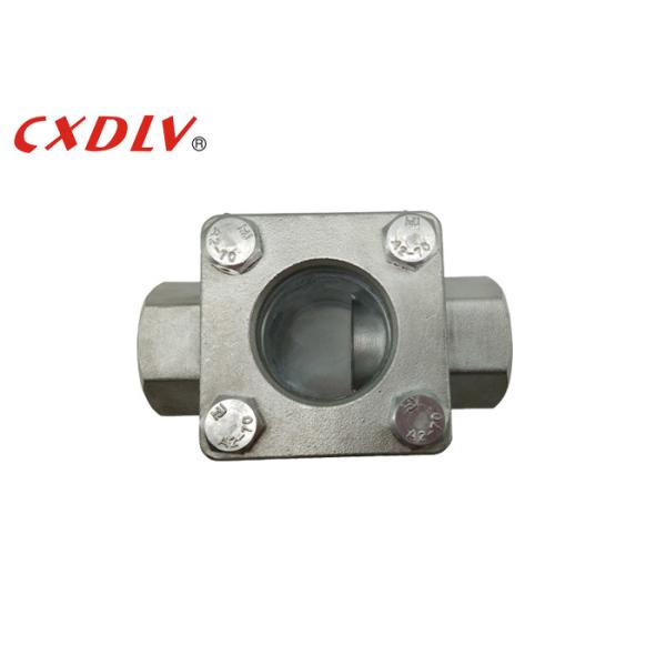 Quality Investment Casting Sight Glass Flow Indicator Screw Ends for sale