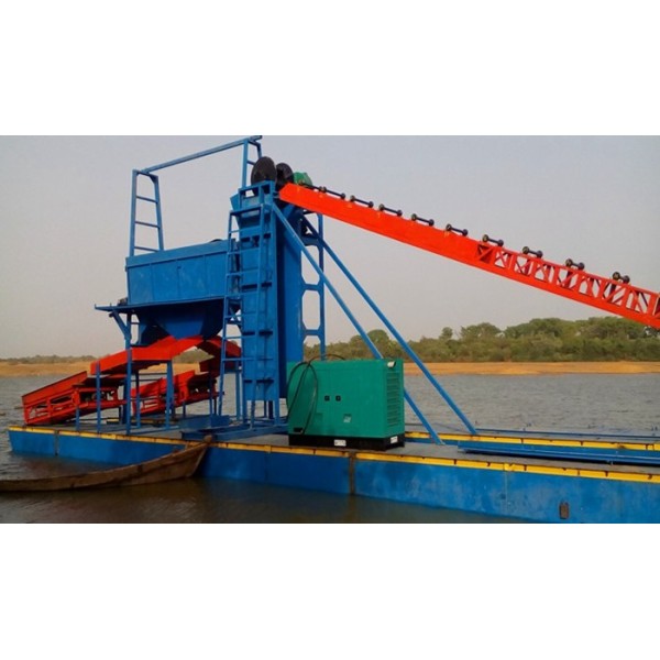 Quality Wheel Bucket 80M3/Hour Gold Mining Dredger Machine 12M for sale